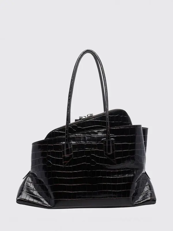 Attico Croc Effect Shoulder Bag