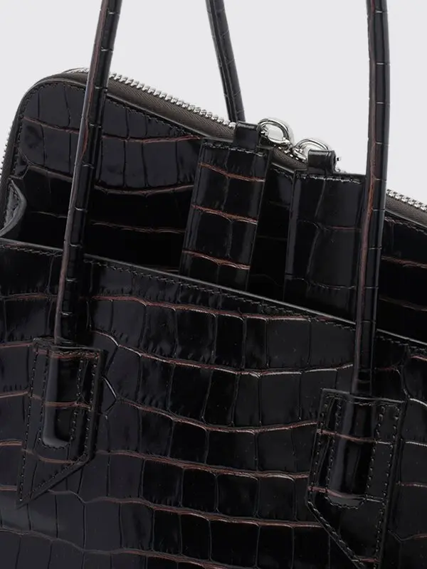Attico Croc Effect Shoulder Bag