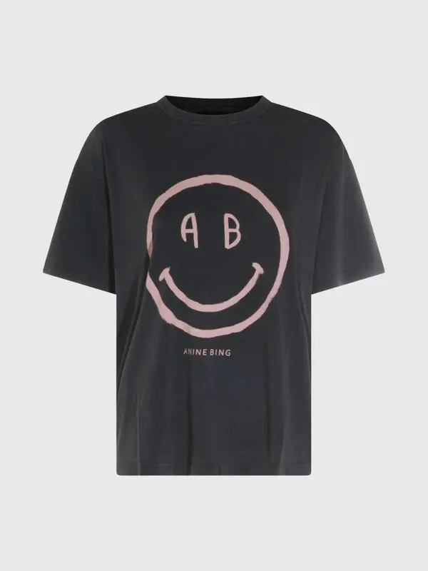 ANINE BING Graphic Print Cotton T-shirt