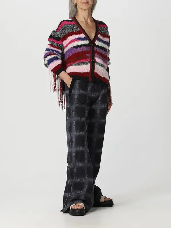 Amiri Striped Knit Cardigan