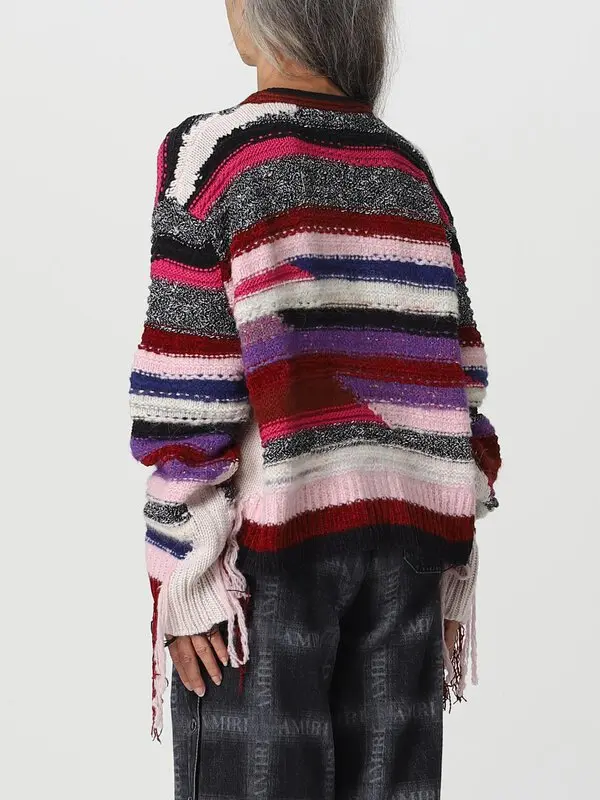 Amiri Striped Knit Cardigan