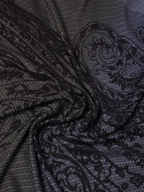 Etro Modal Blend Scarf With Paisley Jacquard