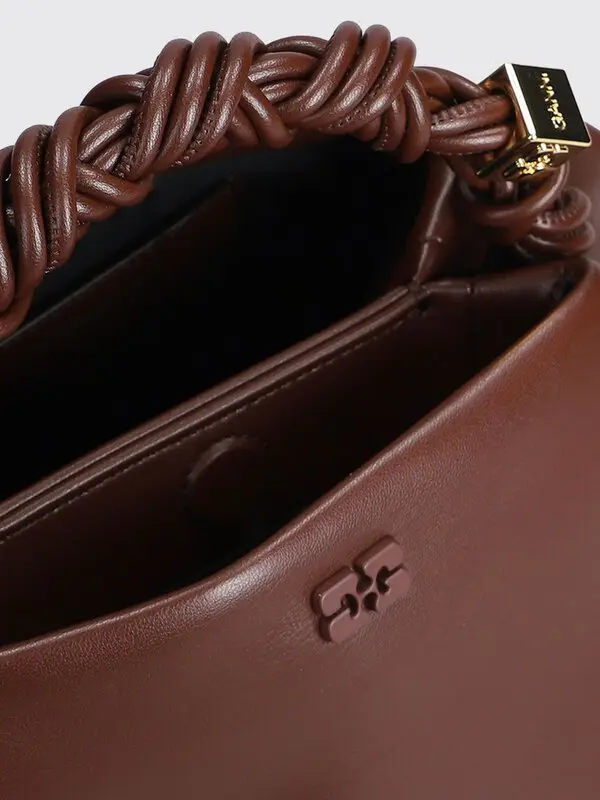 GANNI Top Handle Bag - Brown