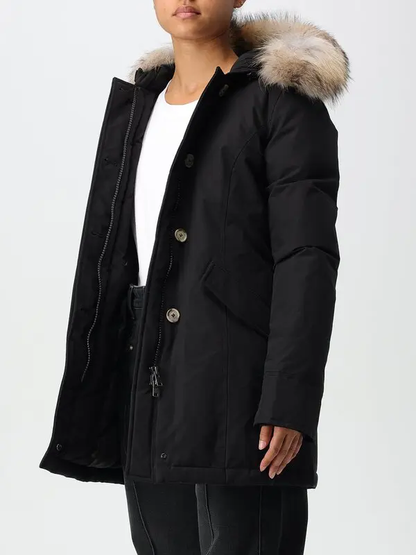 Woolrich Parka With Fur Trimmed Hood