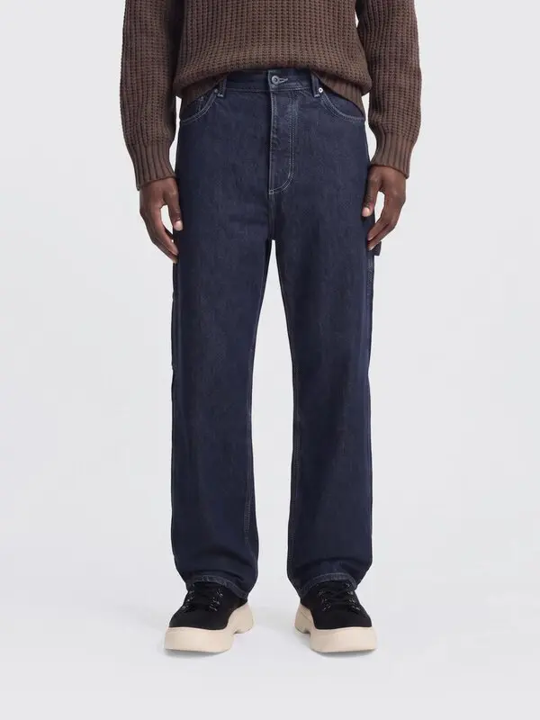 Hugo Cotton Wide Leg Jeans