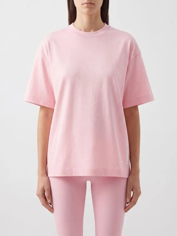 JIL SANDER Relaxed Fit Cotton T-shirt - Pink