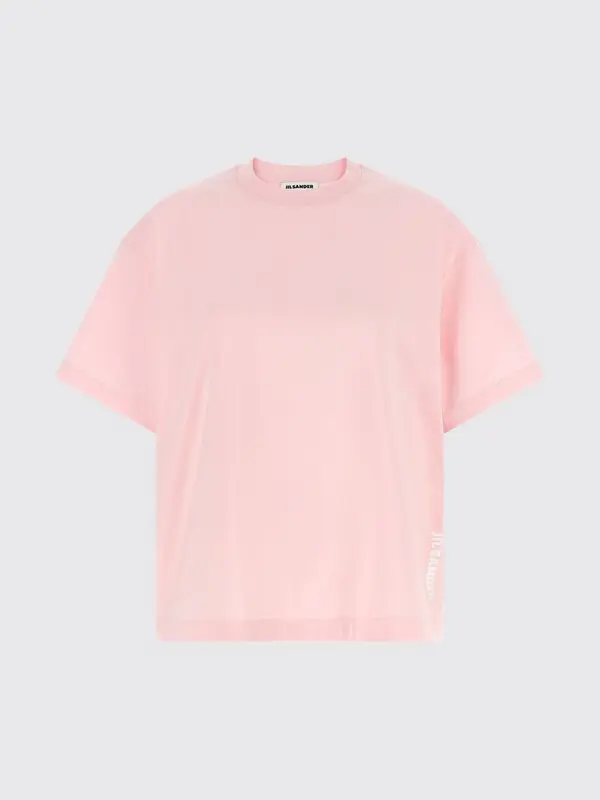 JIL SANDER Relaxed Fit Cotton T-shirt - Pink