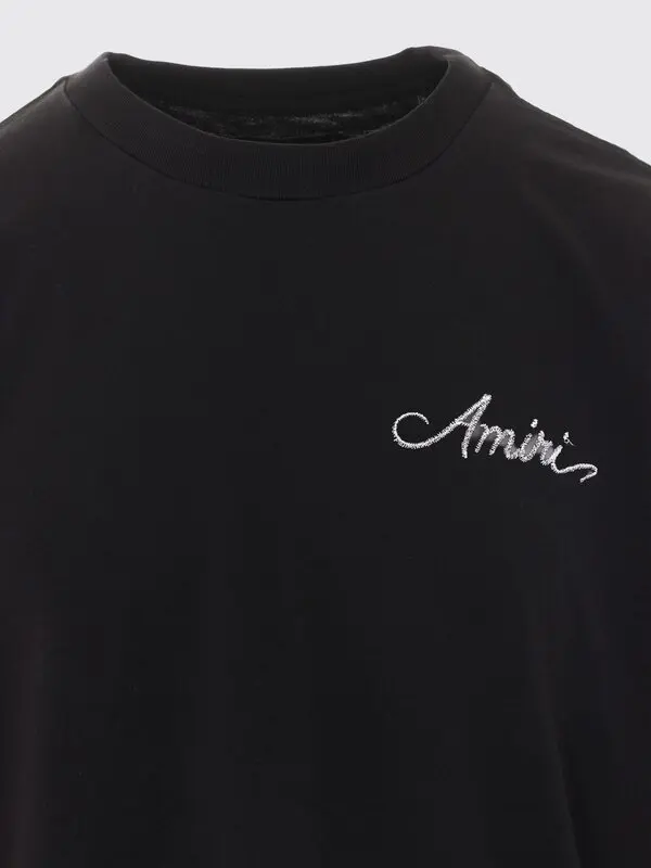 Amiri Relaxed-fit Dropped-shoulder T-shirt With Graphic Print - Black
