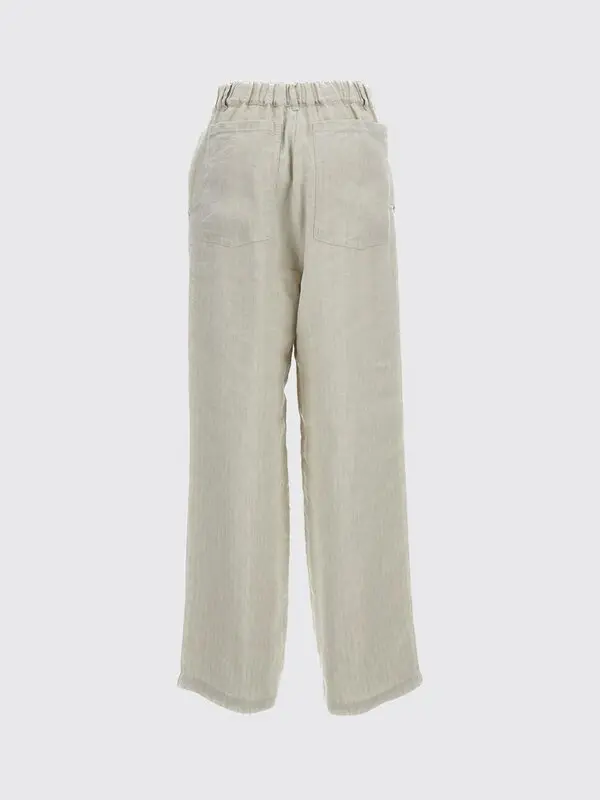 Barena Venezia Wide-leg Linen Blend Trousers - White