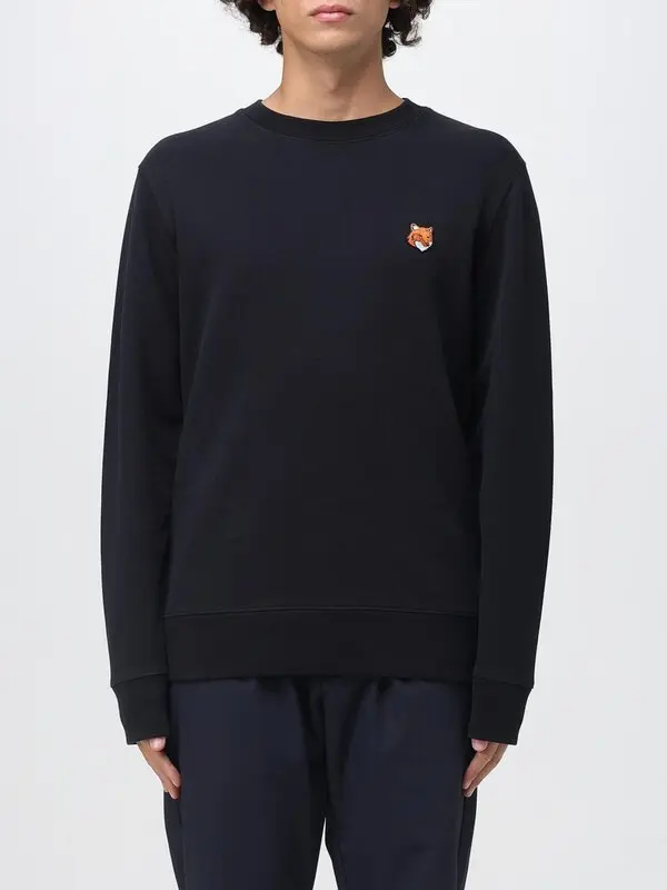 Maison Kitsuné Cotton Crew Neck Sweatshirt