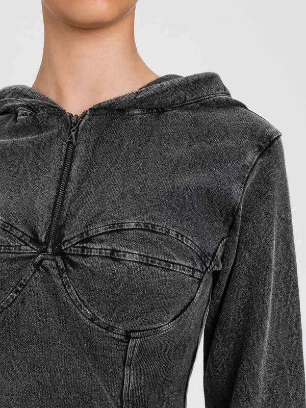 TWINSET Cotton Bustier Sweatshirt