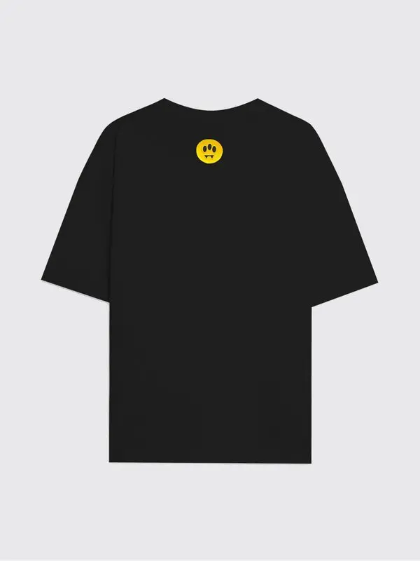 BARROW Cotton T-shirt With Logo - Black 1