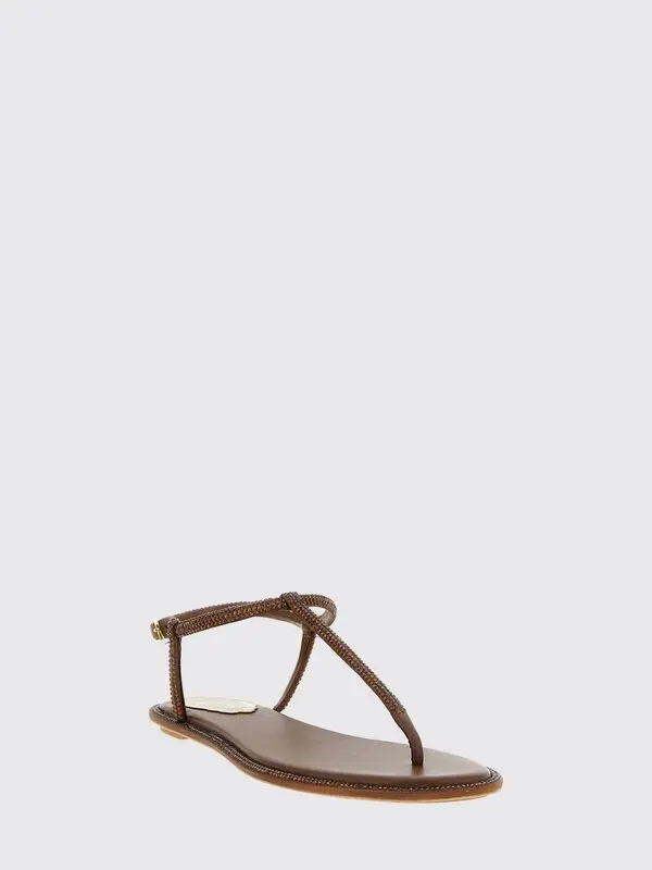 Rene Caovilla Heeled Sandals Colour - Brown
