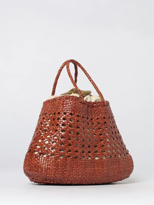 Dragon Diffusion Santa Cano Woven Leather Bag - Sand