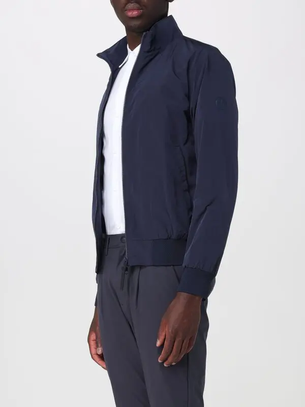 PEOPLE OF SHIBUYA Polyester Bomber Jacket - Navy