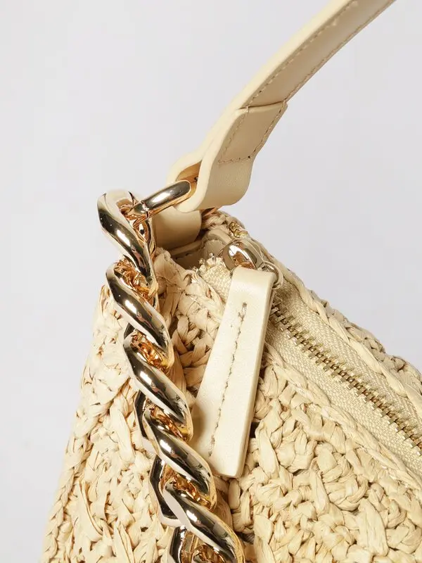 TWINSET Liliana Crochet Raffia Bag - Rope