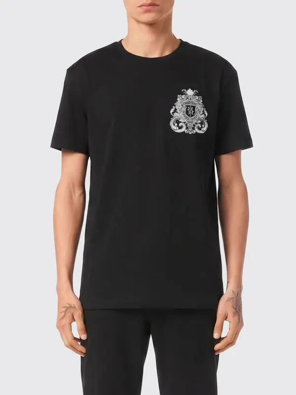 BILLIONAIRE Cotton T-shirt With Logo - Black
