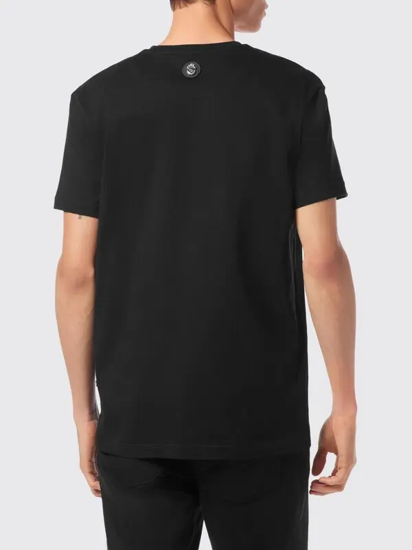 BILLIONAIRE Cotton T-shirt With Logo - Black