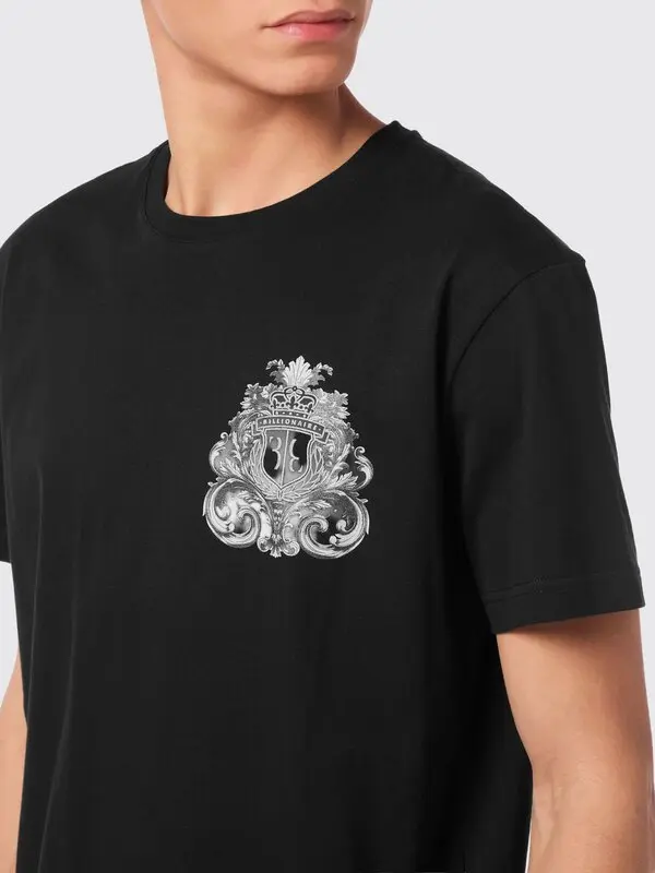 BILLIONAIRE Cotton T-shirt With Logo - Black