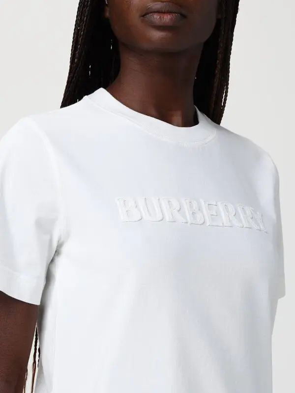 Burberry Cotton T-shirts With Logo