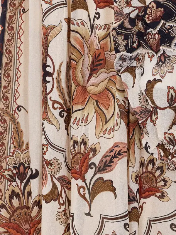 Farm Rio Floral Viscose Dress