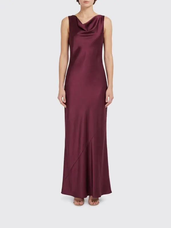 Norma Kamali Satin Maxi Dress