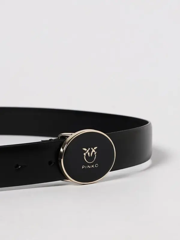 Pinko Belt With Logo Buckle