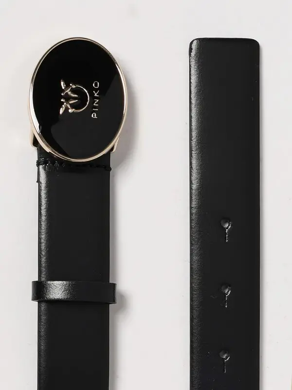 Pinko Belt With Logo Buckle