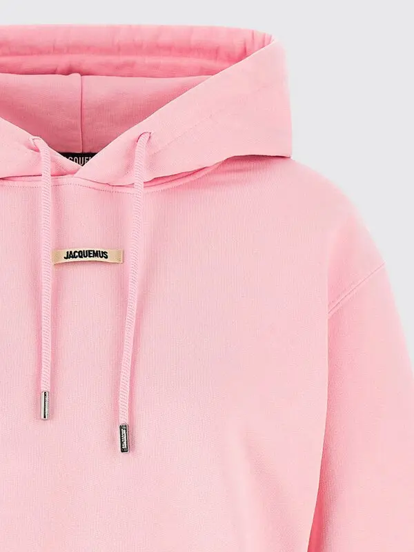 Jacquemus Cotton Hoodie - Pink