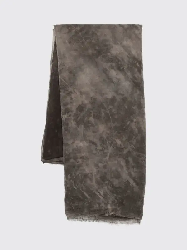 Avant Toi Bleached Virgin Wool Scarf - Brown