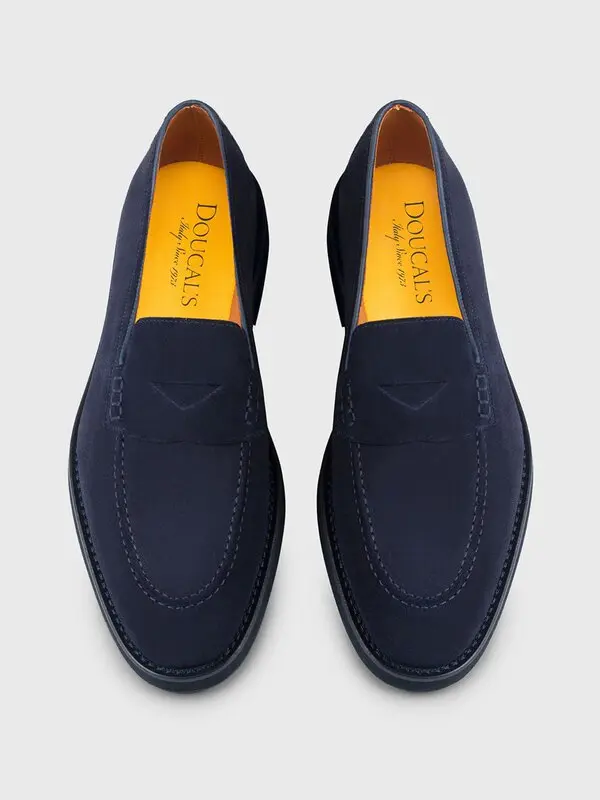 DOUCAL'S Suede Loafers - Blue