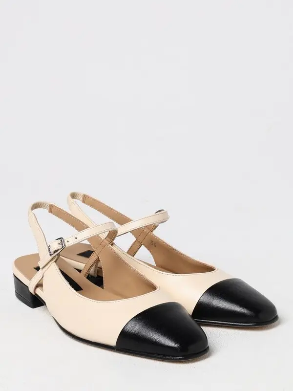 CAREL Two-tone Slingback Heels