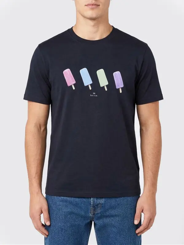 Paul Smith Crew Neck Cotton T-shirt - Black