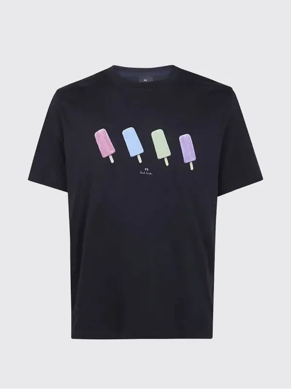 Paul Smith Crew Neck Cotton T-shirt - Black