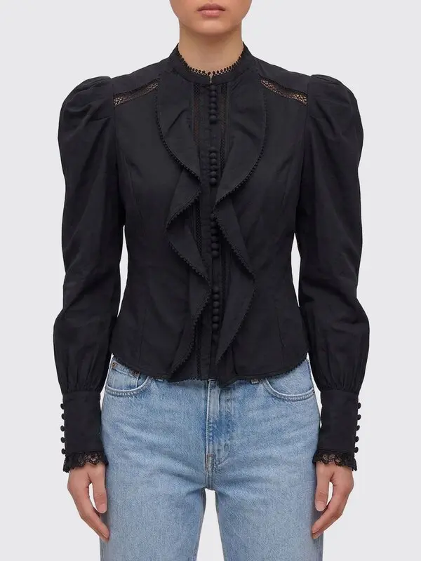 Isabel Marant Étoile Calina Cotton Shirt - Black