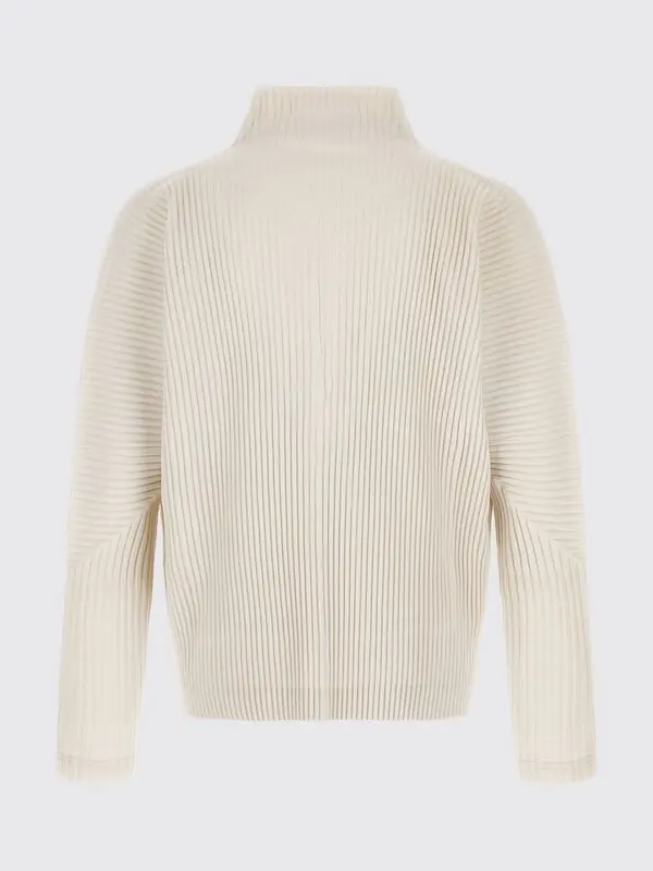 Issey Miyake Homme Plissé Pleated Half-zip Sweater