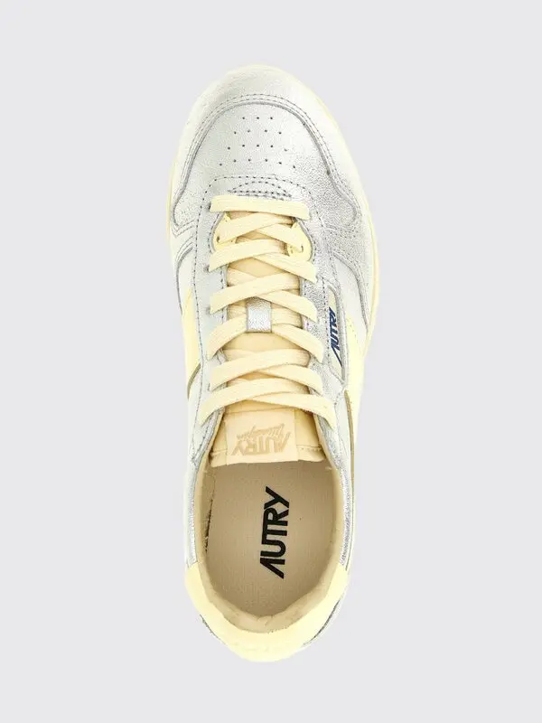 AUTRY Windspin Laminated Leather Sneakers