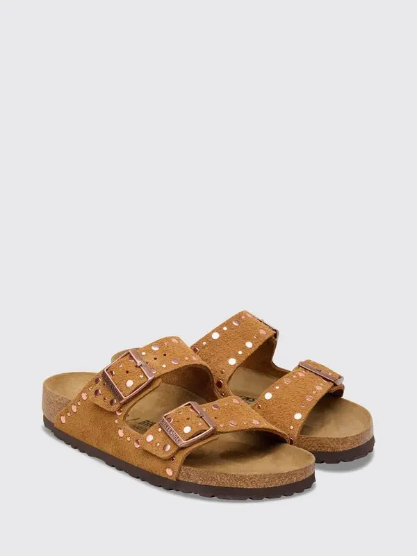BIRKENSTOCK Arizona Rivet Suede Sandals With Studs