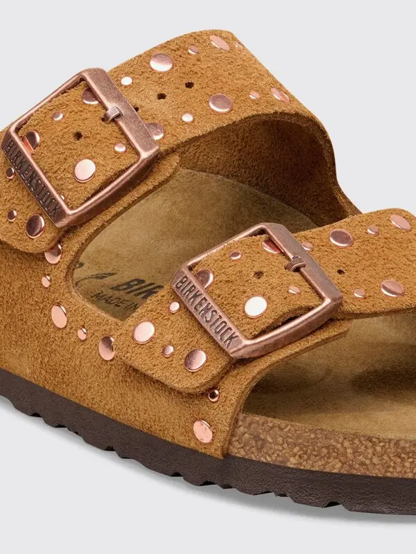 BIRKENSTOCK Arizona Rivet Suede Sandals With Studs