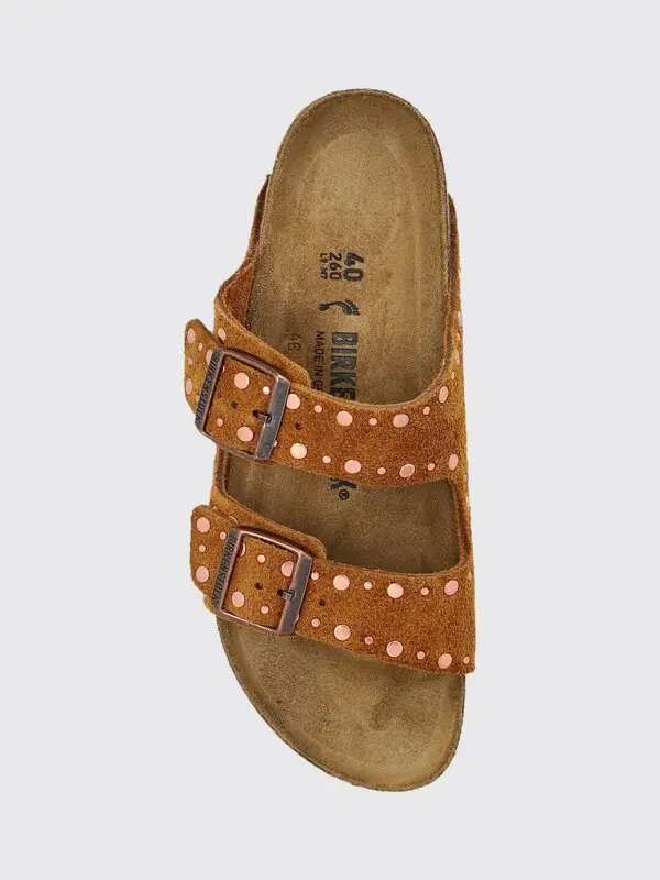 BIRKENSTOCK Arizona Rivet Suede Sandals With Studs
