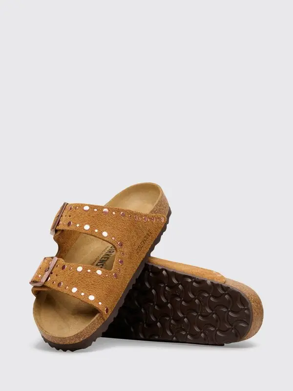BIRKENSTOCK Arizona Rivet Suede Sandals With Studs