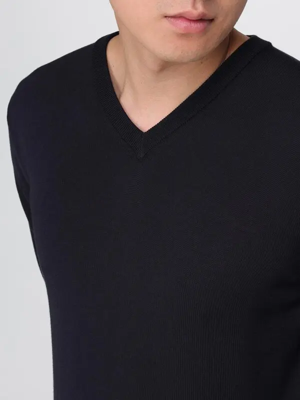 ZANONE V-neck Pullover - Blue