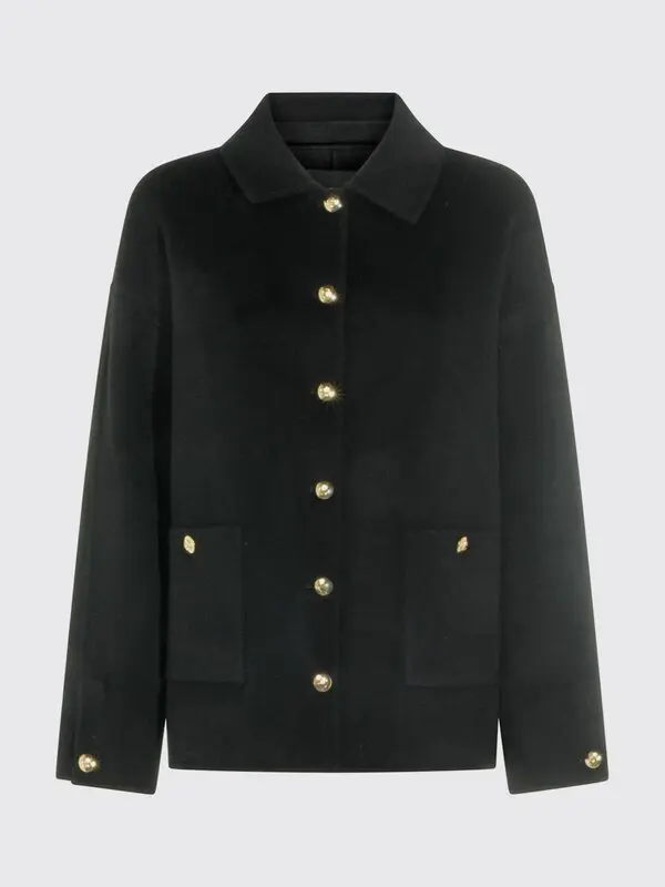 ANINE BING Luca Wool And Cashmere Shirt Jacket With Patch Pockets - Grey