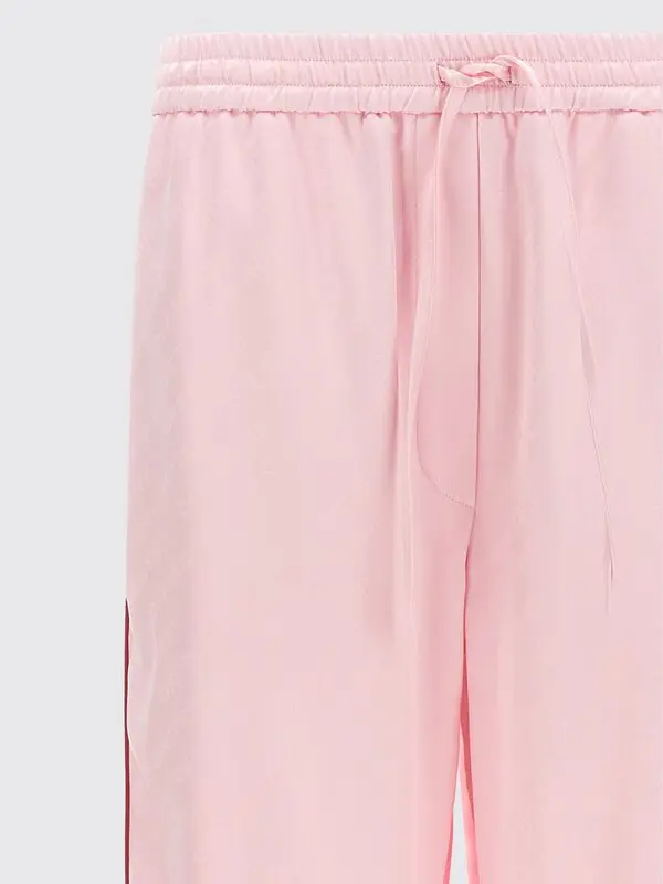 Off-White Viscose Blend Jogging Pants