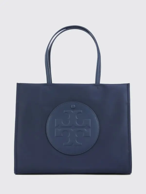 Tory Burch Ella Small Nylon Tote Bag With Tone-on-tone Double T Logo Applique
