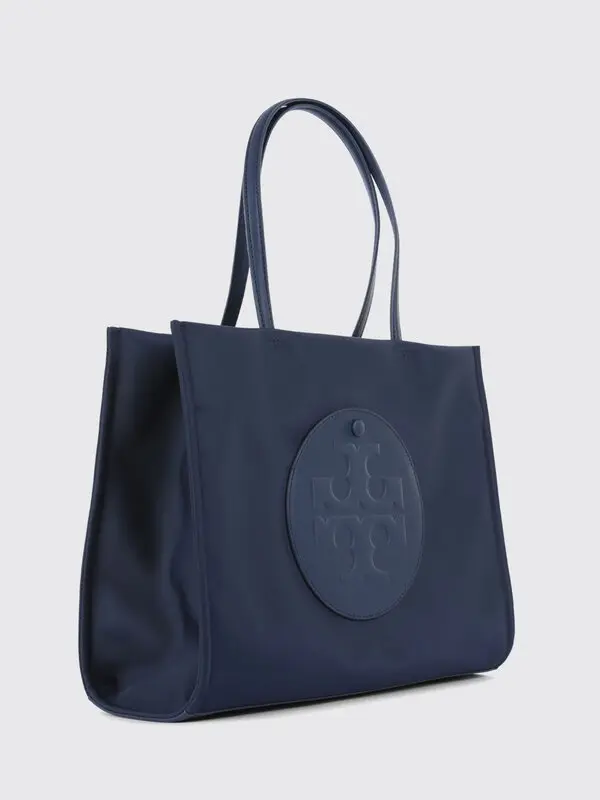 Tory Burch Ella Small Nylon Tote Bag With Tone-on-tone Double T Logo Applique