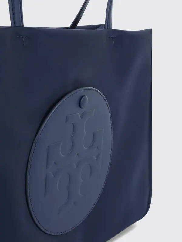 Tory Burch Ella Small Nylon Tote Bag With Tone-on-tone Double T Logo Applique