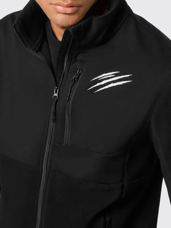 PLEIN SPORT Fleece Jacket - Black