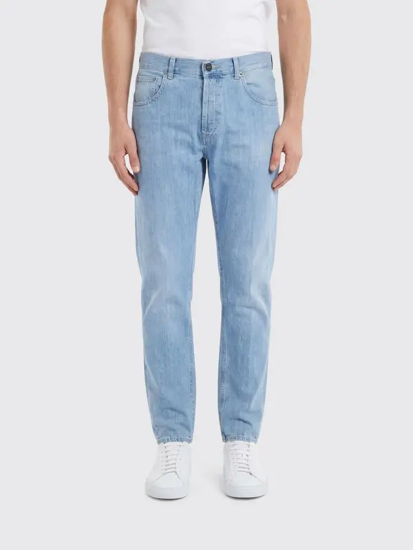 DONDUP Straight Leg Cotton Denim Jeans