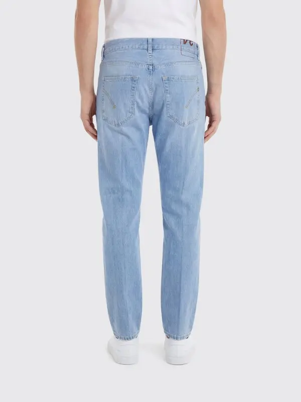 DONDUP Straight Leg Cotton Denim Jeans